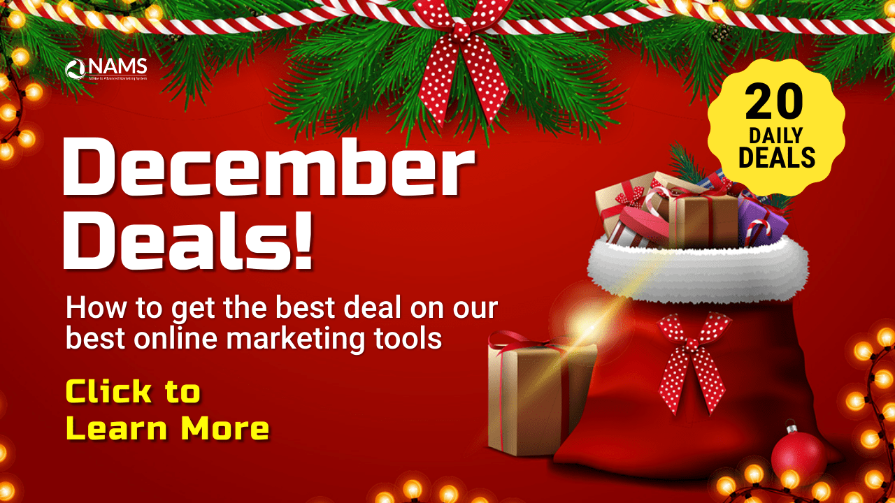 NAMS December Deals 2022 – Marketing Basics 101